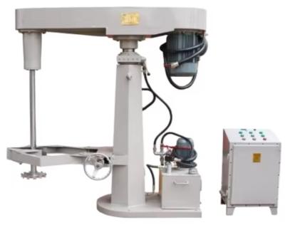 China Single Shaft High Speed Paint Disperser Machine 4kw - 15kw High Speed Dissolver Mixer for sale