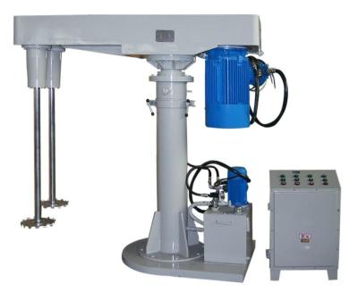 China 22kw - 75kw Double Shaft High Speed Disperser Hydraulci Lifting Dissolver Machine for sale