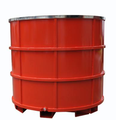 China 500L - 5000L 304 Stainless Steel Mixing Vessel Storage Tanks With Bottom Forklift Port for sale