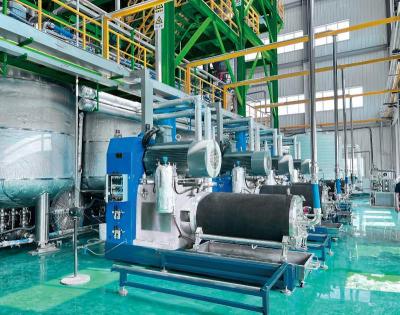 China Platform Fixed Paint Production Line High / Low Speed Paint Mixing Tanks 1000L - 5000L for sale