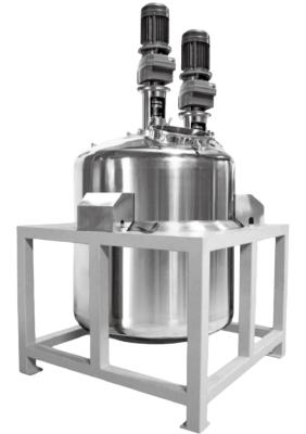 China Concentric Double Shaft Stainless Steel Mixing Vessel Industrial Mixing Kettles for sale