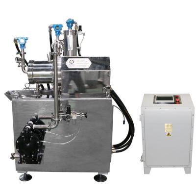 China Stainless Steel Nano Bead Mill 3L Capacity Horizontal Bead Mill 15kw for sale