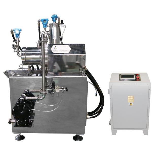 Quality Stainless Steel Nano Bead Mill 3L Capacity Horizontal Bead Mill 15kw for sale