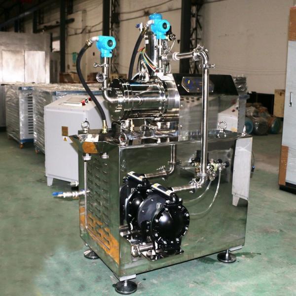 Quality Stainless Steel Nano Bead Mill 3L Capacity Horizontal Bead Mill 15kw for sale