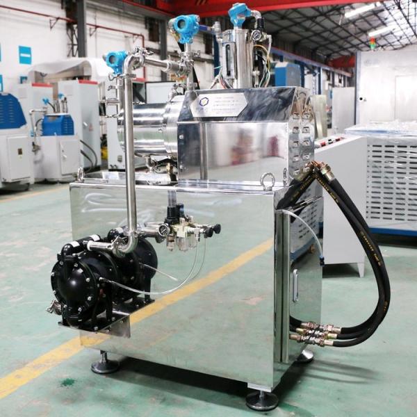 Quality Stainless Steel Nano Bead Mill 3L Capacity Horizontal Bead Mill 15kw for sale