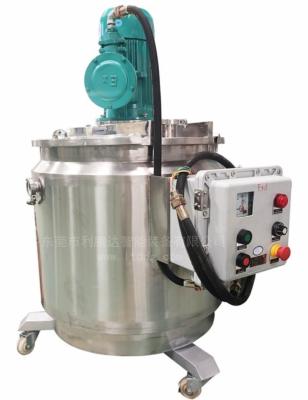 China Single Shaft Mixing Tanks Stainless Steel 304 Mixing Kettle With Heating System for sale