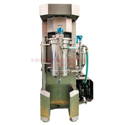China 50L Capacity Nanoscale Vertical Sand Mill 0.6 - 1.0mm 1.5 - 2.0mm Bead Mill Machine for sale