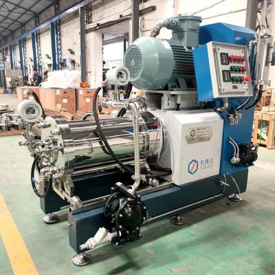 China 100L Capacity High Flow Horizontal Bead Mill With PU Discs For Water Based Products for sale