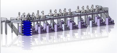 China Automatic Ink Production Line Installation Fixed In The Platform for sale