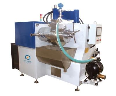 China High Viscosity Horizontal Bead Mill / Sand Mill With PLC Touch Screen For Printing Inks for sale