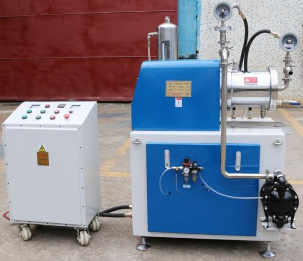 Quality 6L Pin Type Bead Mill Horizontal Super Fine Bead Grinding Mill 15Kw for sale