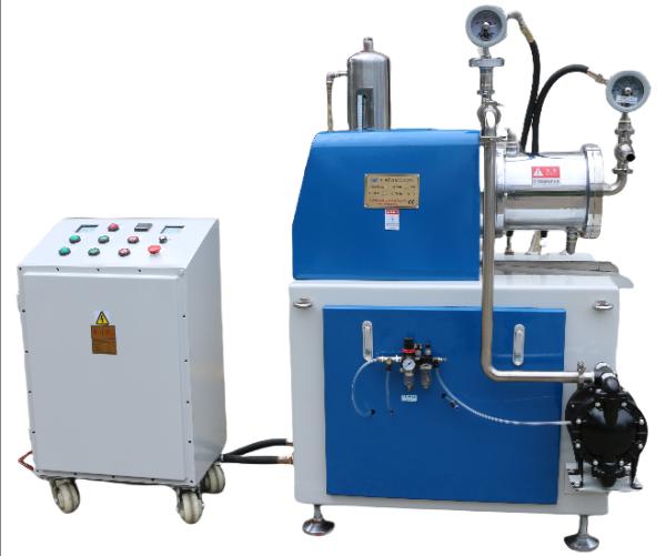Quality 6L Pin Type Bead Mill Horizontal Super Fine Bead Grinding Mill 15Kw for sale