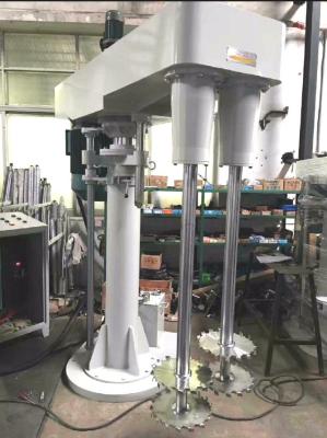 China Dual Shaft Hydraulic Lifting High Speed Disperser Dissolver High Speed Mixing Machine for sale