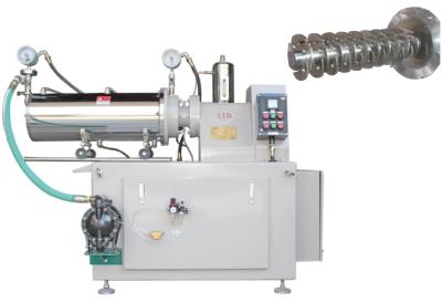 China Disc Type Horizontal Bead Mill 22kw Sand Mill Machine With Steel Discs for sale