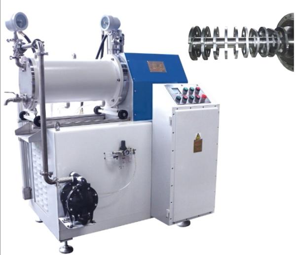 Quality LTD-E Series Horizontal Sand Miller / Bead Miller 50L Capacity Mixed Disc Type for sale