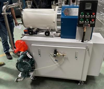 China LTD-D Series 5L Capacity 7.5kw Compact Horizontal Bead Mill for Small Batch Paint Grinding for sale