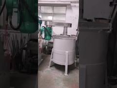 100L Capacity Vacuum Mixing Equipment Slow Speed Single Shaft Mixer 380V 50Hz