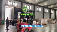 Transparent PETG Shrink Film for Bottle Sleeve Label Manufacturing