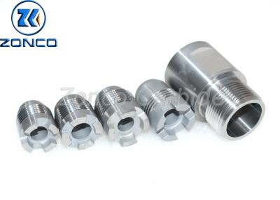Cina L'ugello infilato carburo di resistenza all'usura E per i pezzi di PDC nella forma trasversale in vendita