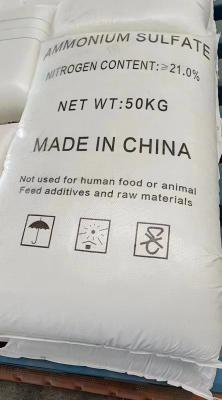 China Ammonium Sulphate Chemical N 21% Crystal Particles For Fertilizer for sale
