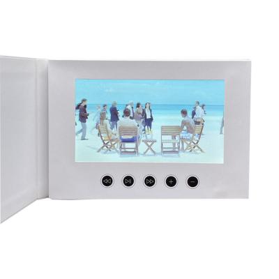 China Custom Made 2.4 4.3 5 7 10 Inch Lcd Advertising Blank Video Brochure Greeting Video Card Blank for Business for sale