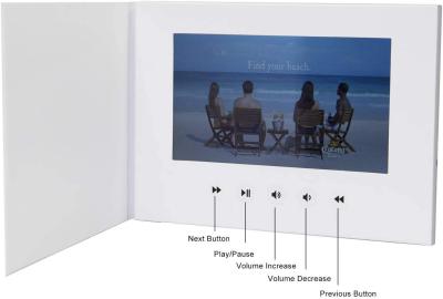 China Acrylic Video Photo Frame Touch Screen MP4 Format and Memory Card Slot for Your Requirements for sale