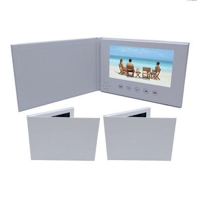 China 10.1 Inch Custom LCD White Blank Video Card Video Brochure Video Book With Buttons for sale
