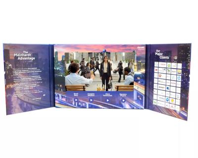 China A5 7 Inch Screen LCD Video Advertising Brochure Digital Gift Card for Business Invitation for sale