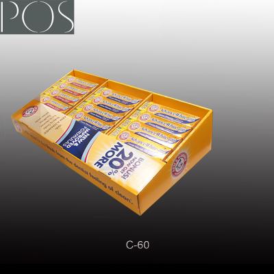 China chewing snack tabletop display/counter display for sale