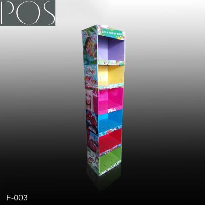 China toys floor display stand with five tiers for sale