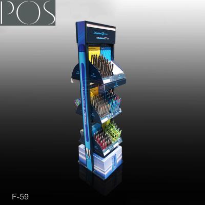 China corrugated floor display stand for pens for sale