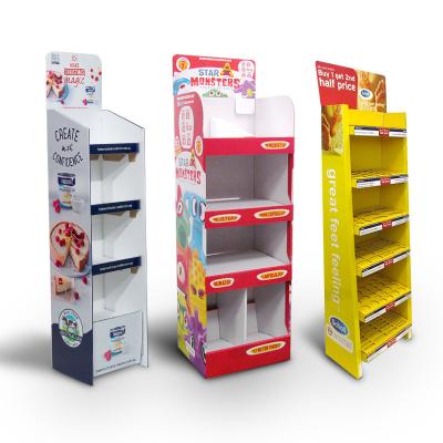 China Six shelves market show display stands carboard display stand for sale