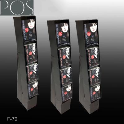 China books currugated cardboard displays stand shelf for sale