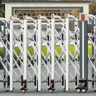 Cina Cancello esterno automatico per porta a scomparsa elettrica portatile saldato in alluminio in vendita