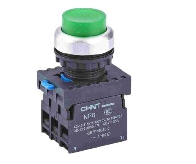 NP8-GND Lighted High Button IP54 Industrial Control Circuit Pushbutton Switch