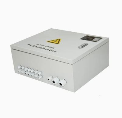 China Wall Mounted Solar Combiner Box IP65  2P 3P 4P Over Voltage Protection HLX-DC for sale