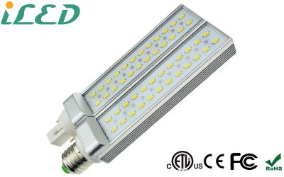 中国 アルミニウム純粋な白 SMD5630 12W LED PL の球根の G24 E27 LED ランプ 1200 の内腔 80ra 販売のため
