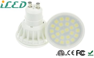 China Dimmable 4W GU10 LED Spotlight Bulb Warm White SMD 5050 120 Degree 110V AC for sale