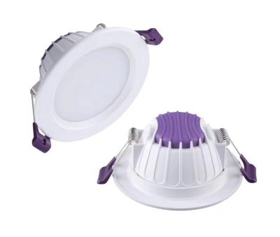 China 6w 80lm/w NEW design hot sale AL+PC LED down light 6w 9w 12w 18w CE certificate for sale