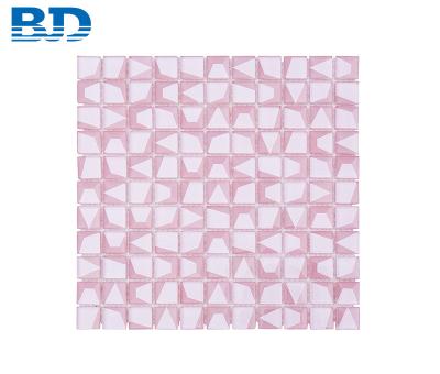 China Pink Glass Mosaic for sale