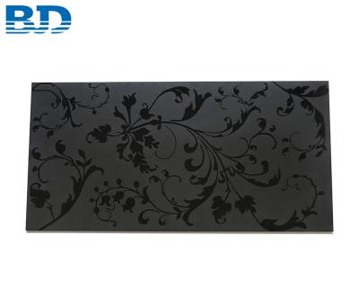 China Floral Glass Splashback for sale