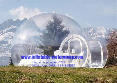 China Tienda inflable transparente de la burbuja al aire libre de la bóveda, tienda inflable del césped en venta