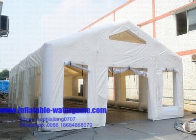 China Tienda inflable blanca comercial profesional del aire, tienda inflable EN71 del partido en venta