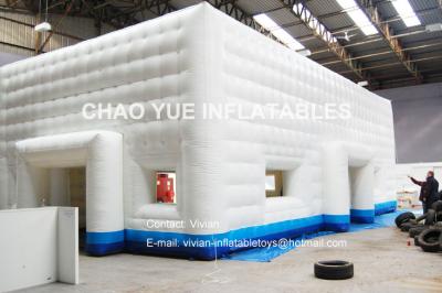 China tienda inflable al aire libre ligera inflable del cubo de la tienda LED del aire del metro 20x10 para el partido en venta