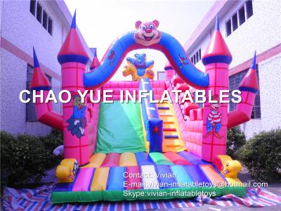 Cina Materiale rimbalzante gonfiabile variopinto della tela cerata del PVC dello scorrevole su misura Mickey per i bambini in vendita