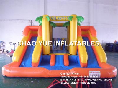Cina Tela cerata gonfiabile di plastica ignifuga del vinile del PVC dello scorrevole 1000D 0.55mm dei buttafuori in vendita