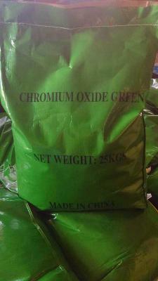 China 25kg Refractory Grade Chromium Oxide Green Compound 99.38% Cr2O3 In Bulk for sale