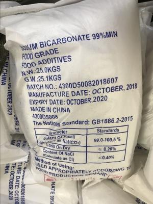China NaHCO3 Baking Soda 25kg Aqueous Sodium Bicarbonate Food Grade for sale