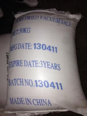 China PDV Sodium Chloride Nacl Pure Dried Vacuum Salt Saturated Aqueous Nacl for sale