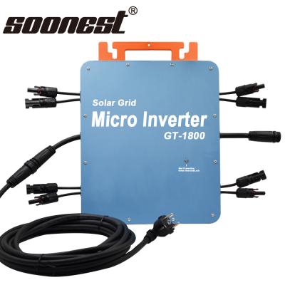 China Smart Soonest Micro Inverter Schema Electric Collegamenti Micro Inverter Ac Connection Cable 2000W Micro Solar Inverter for sale